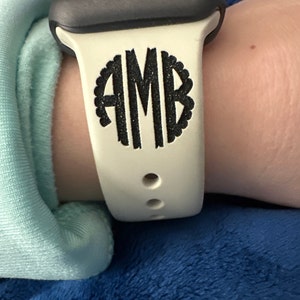 Custom Engraved Silicone Watch Band - Etsy