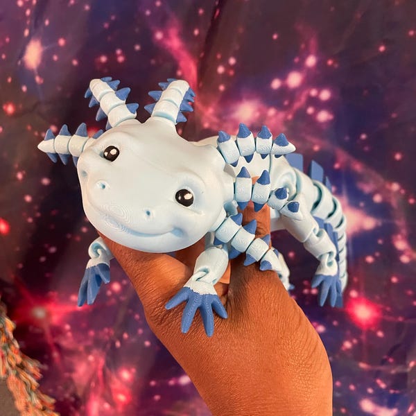 3D Printed Saber-tooth Tiger - Realistic Articulated Customizable Flexi ...