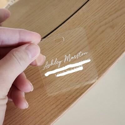 Personalized Magnetic Name Badges Custom Engraved Employee Work Badge ...