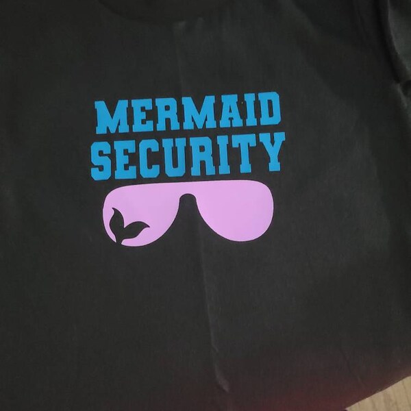 Mermaid Security Svg, Mermaid Security Cut File, Boy Mermaid Svg ...