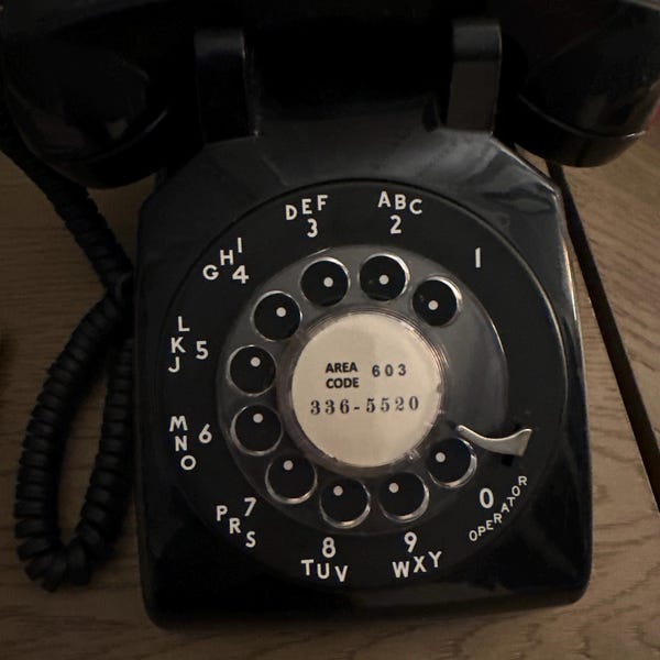 Personalized Telephone Number Dial Card for Rotary Phone - Etsy
