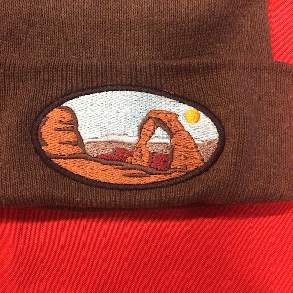 Utah Embroidery Design, Arches National Park Embroidery Files, USA ...