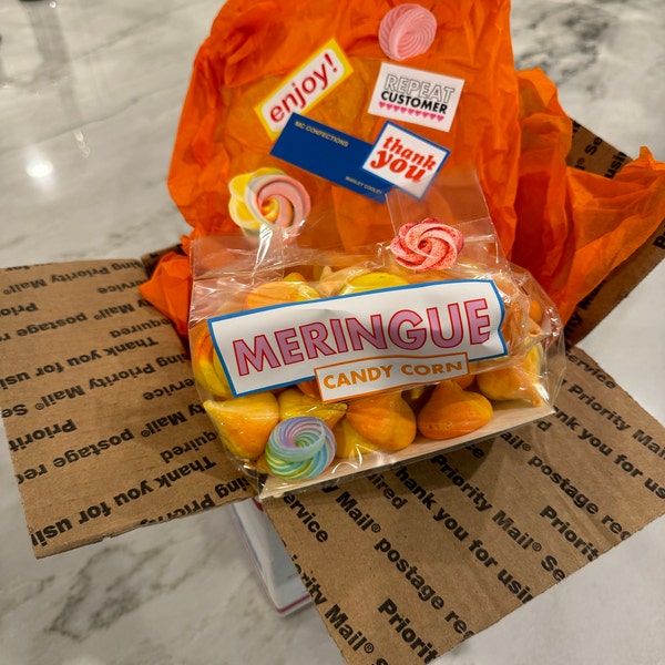 Raspberry White Chocolate Meringue Cookies - Small Batch - Packaged in ...