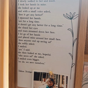 We Save Ourselves Poem - Etsy