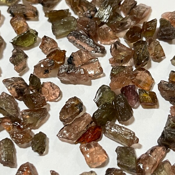 Raw Andalusite Crystals, (4-14mm) Natural Brazilian Rough, Healing ...