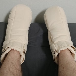 Asylum Restraining Booties Soft Padded Booties for Asylum Patient ...