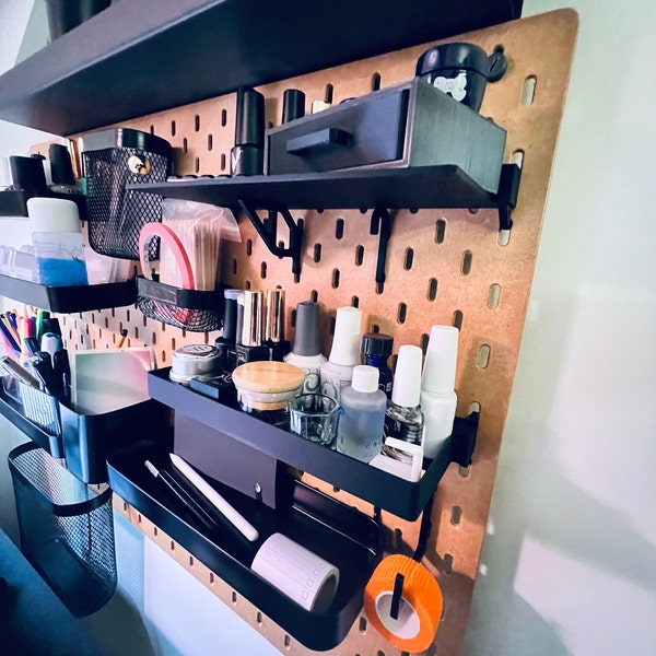 Shelves for SKADIS / UPPSPEL Pegboard or RASKOG Utility Cart - Etsy Canada