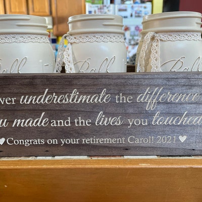 Teacher Retirement Gift Retirement Gifts for Teachers Employee ...