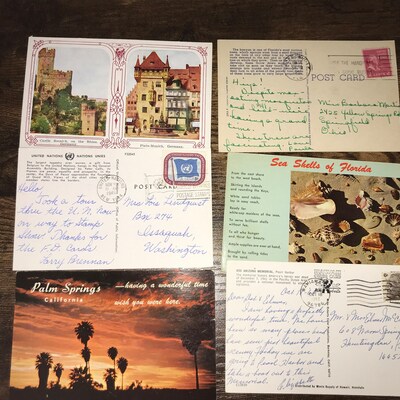 25 Antique and Vintage Postcards Random Lot From the 1920s - Etsy