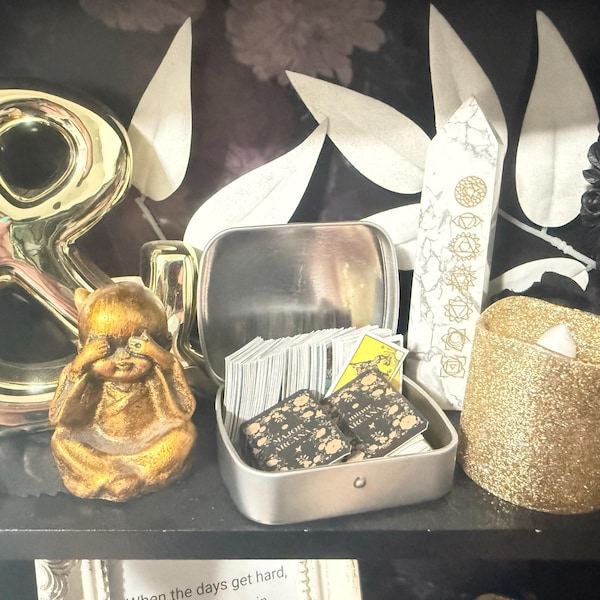 Mini Tarot Deck With Guidebook | Mini Tarot Cards With Full Rider Waite ...