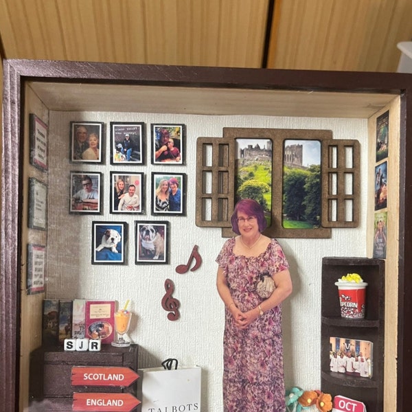 Custom Photo Gift, 3D Miniature Box, Shadow Box, Custom Wedding ...