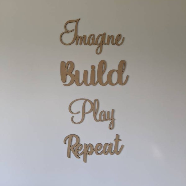 MDF Wooden Name | Laser Cut MDF 3MM | Wood Name | DIY Name | Raw Mdf ...