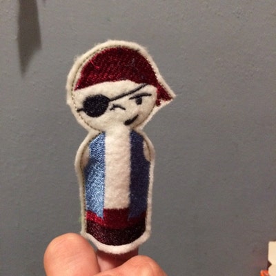 Finger Puppet People in the Hoop Machine Embroidery Designs - Etsy