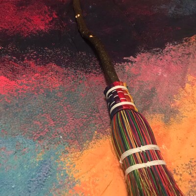 Wizard Broom Rainbow, Broomsticks, Magic Flying Broom, Wizarding ...