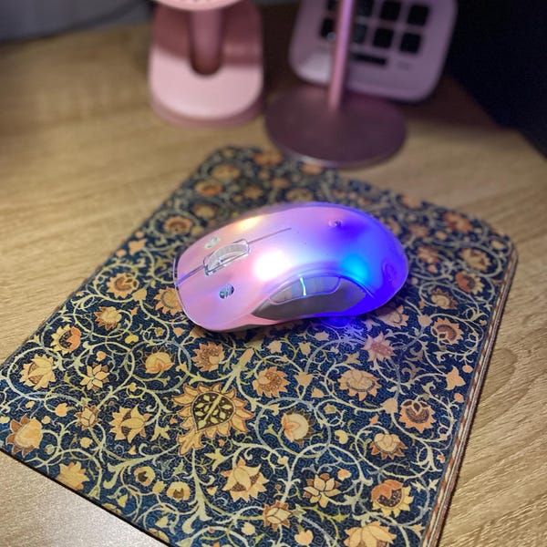 Funny Cute Crafting Computer Desk Mouse Pad. Non-slip Office Hobby ...