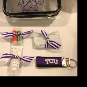 Texas Christian University TCU Web Key Chain - Etsy