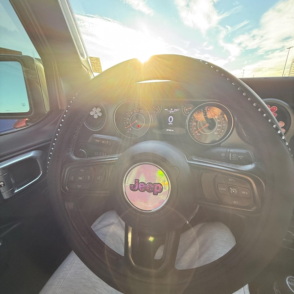 Opal Jeep Steering Wheel Circle Sticker Decal, Wrangler JK, JL ...