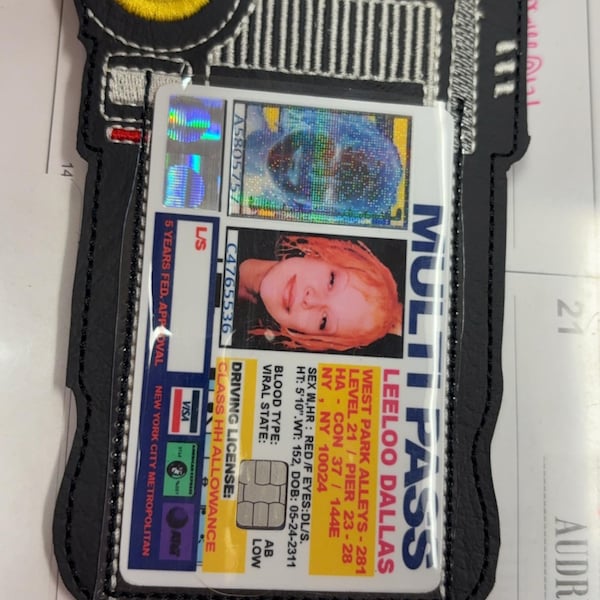 Multipass ID Card Holder, Fifth Element ID Holder, Gift Card Case, ID ...