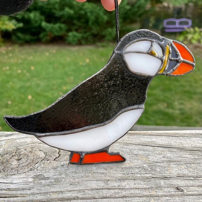 Puffin Hobby License Beginner Intermediate Stained Glass Pattern ...