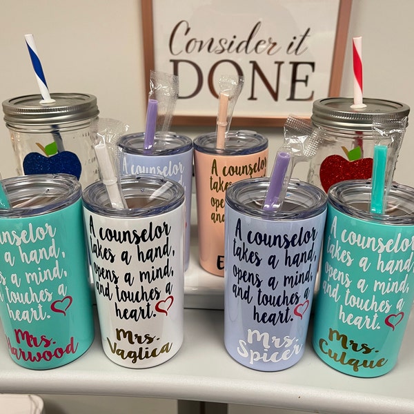 Counselor Gift, Counselor Tumbler, School Counselor Gift, Teacher ...
