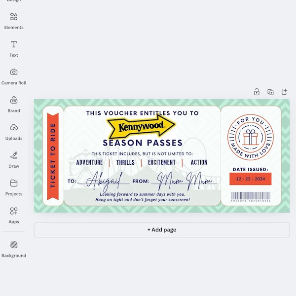 Pedicure Ticket Template, Nail Salon Gift Certificate, Pedicure ...