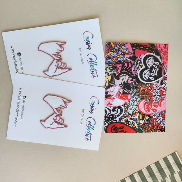 Pinky Promise Mini Embroidered Patch Pinkie Iron on Patch Sew on Badge ...