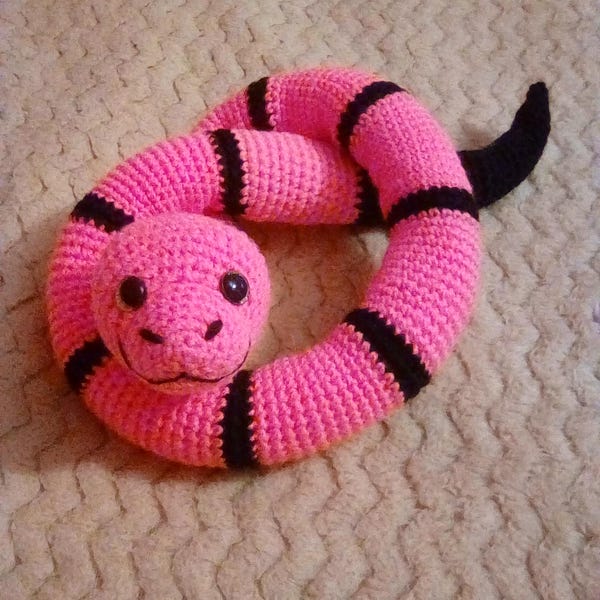Snake Crochet Pattern Amigurumi Yellow Snake Plush Cute Soft Toys ...