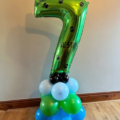 Gaming Personalised Balloon Vinyl Stickers Set / Stickers for Foil ...