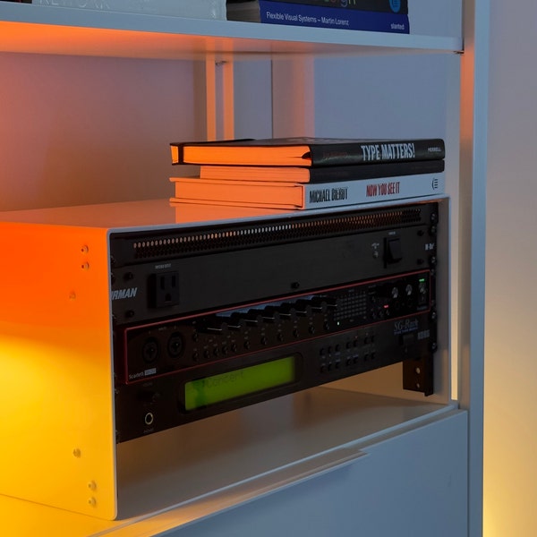 2U Rack | 3U Rack | WHITE Color | Desktop Rack | Metal Studio Rack ...