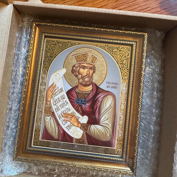 JESUS CHRIST Icon, Personalized Icon, Handmade Orthodox Icon of Image ...