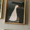 Silly Goose Wall Art, Cute Goose Poster, Girl Nursery Decor, Farm ...