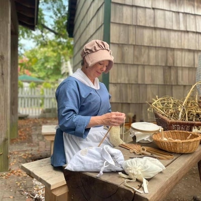 Man's Colonial Plain Linen Neck Stock - Etsy