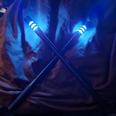 Nightwing Escrima Sticks With Leds, Titans 2 Nightwing Cosplay, Gotham ...