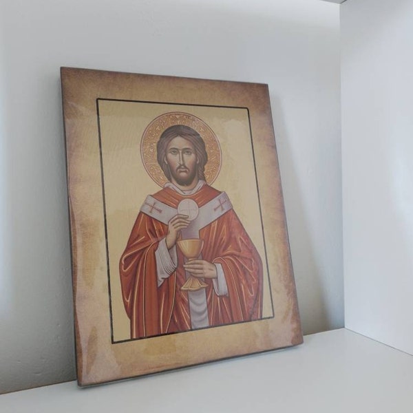 Icon Christ the King Hand Made Ikonen Icoon Perfect Present, Religious ...