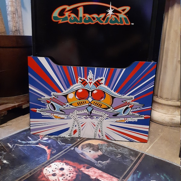 Galaga Arcade 1up Cabinet Riser Graphic Decal Sticker - Etsy