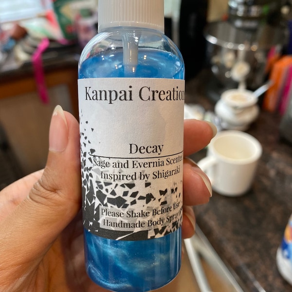 Anime Inspired Body Spray, Anime Perfume - Etsy