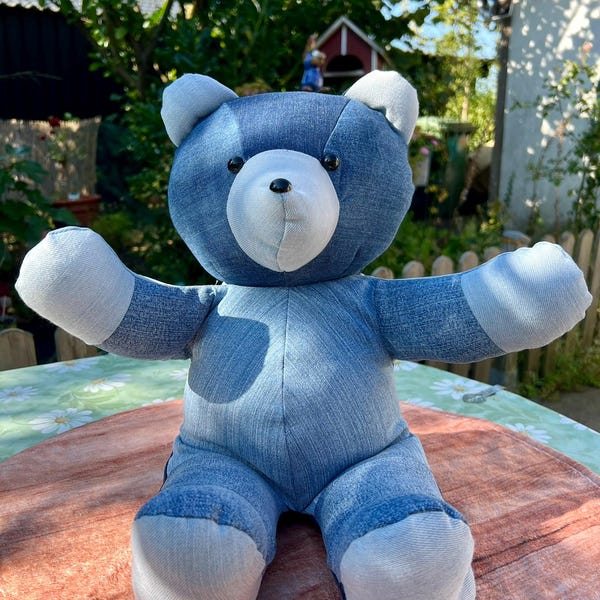 Memory Bear Pattern, Keepsake Bear Sewing Pattern, Teddy Bear, Stuffed ...