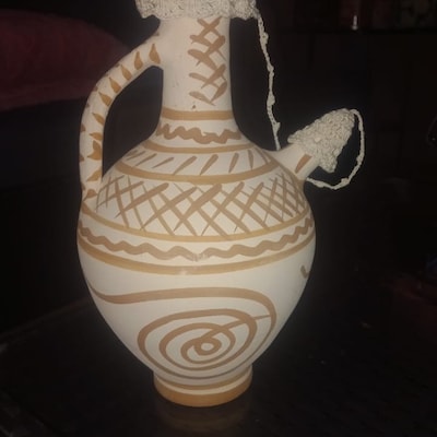 Traditional Lebanese Recycled Glass Water Jug Carafe Traditionnelle ...