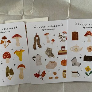 3 Matte Sticker Sheets Sticker Pack Sticker Bundle Cute - Etsy