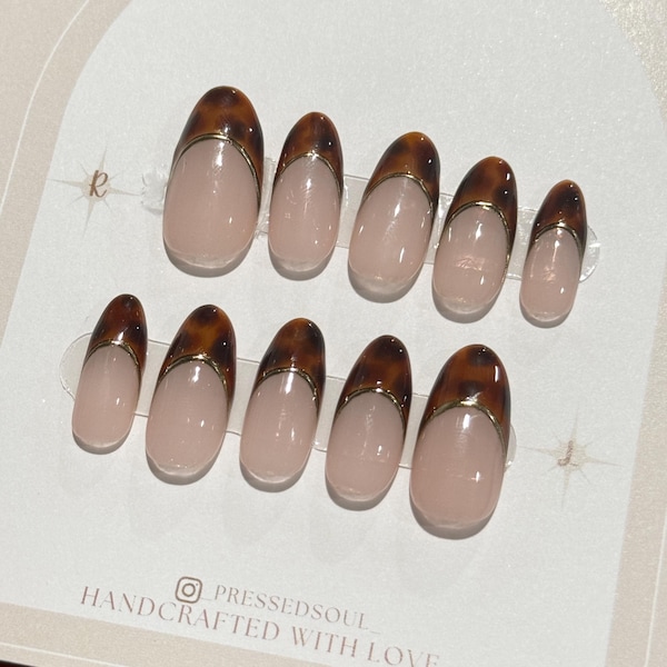 FAYE Fairycore Aesthetic Press on Nails Jade Aurora Nails Lily Pond ...