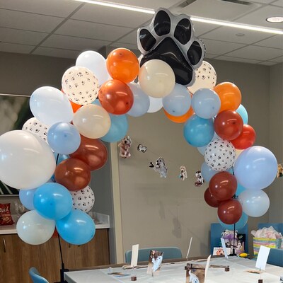 Dog Birthday Party Balloon Garland Kit Puppy Themed Party Decorations ...