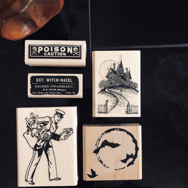 Postman RUBBER STAMP, Mail Delivery Rubber Stamp, Postman Delivering ...