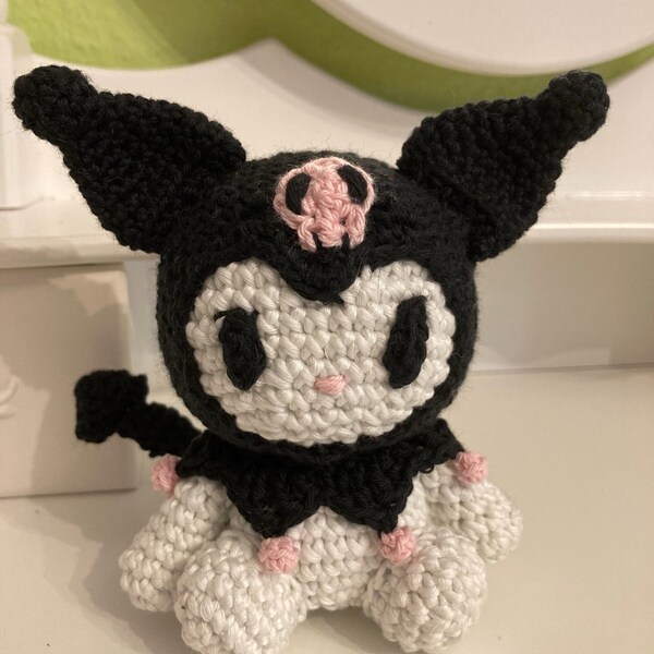 AMIGURUMI PATTERN, Punk Emo Bunny, Alternative Cat amigurumi Spanish ...