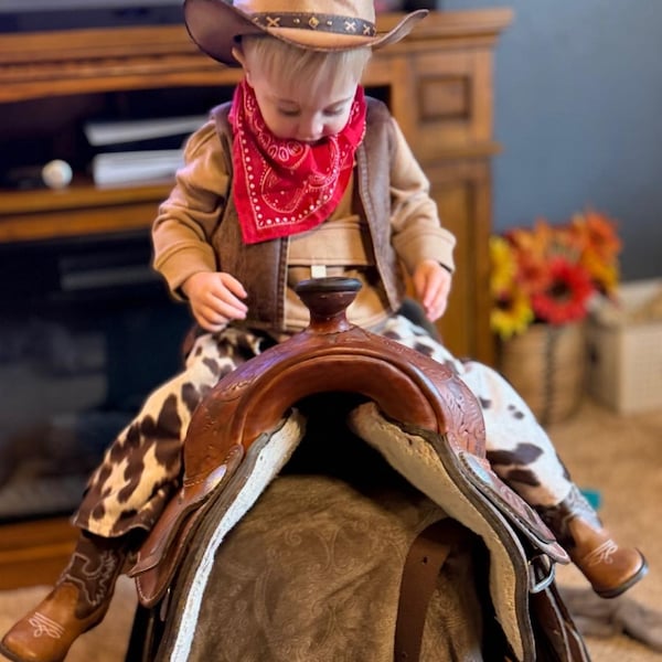 Baby, Toddler, Kids Chaps & Vest - Etsy