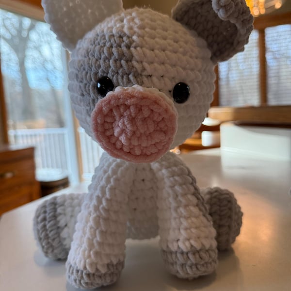 Piper the Sitting Pig - CROCHET PATTERN - Etsy