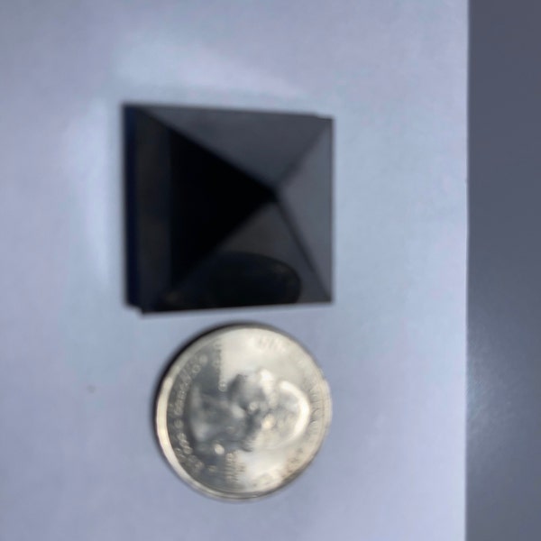SHUNGITE Pyramid – Hand Carved, Crystal Grid, Home Decor, Crystal ...
