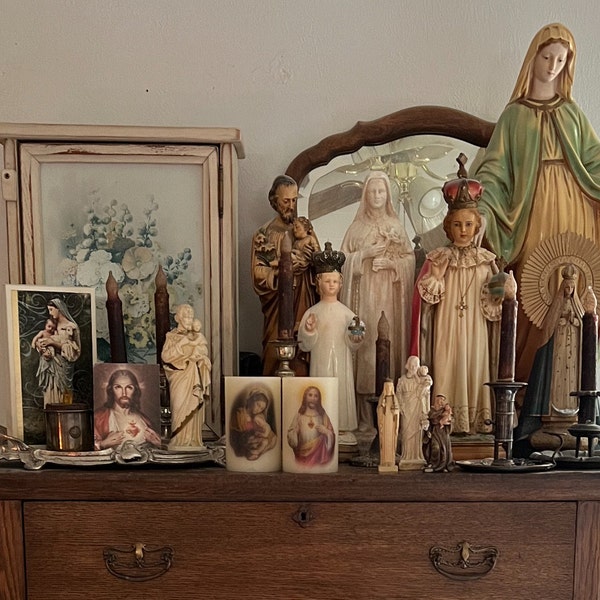 Antique Catholic Roman Parishioner in French and Latin, Lithurgical ...