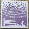 In Loving Memory Paper Cut Card / Sympathy Card / Bereavement Card ...