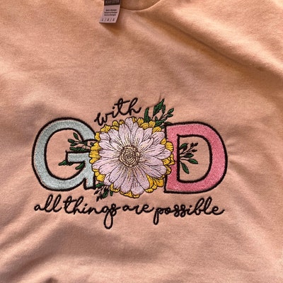 Grown in Grace Machine Embroidery Design. 5 Sizes. Christian Embroidery ...