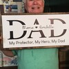 Dad Sign With Kids Names, Fathers Day Gift, Personalized Gift for Dad ...